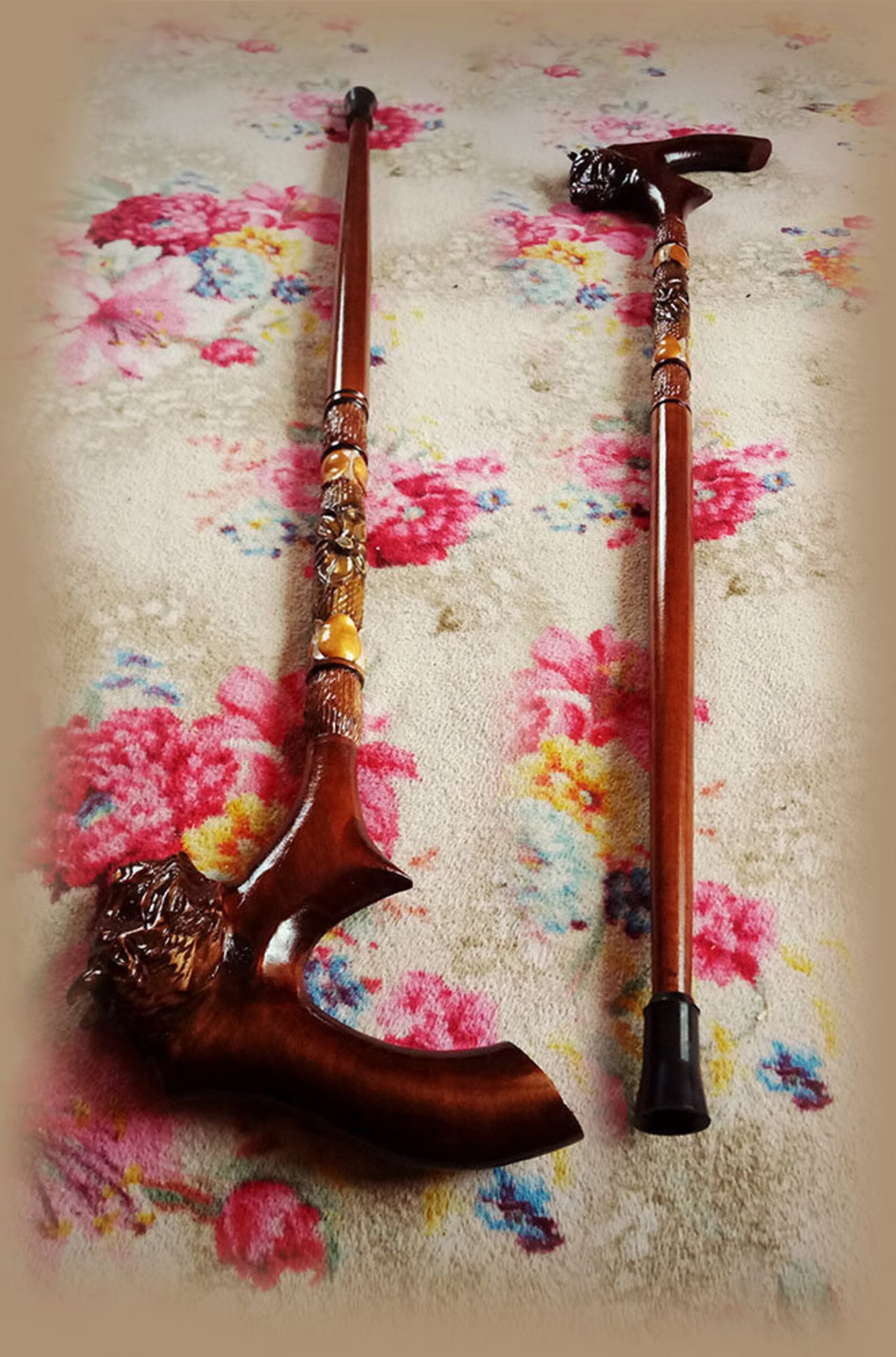 Walking stick canes Handmade wooden cane Walking stick | Etsy