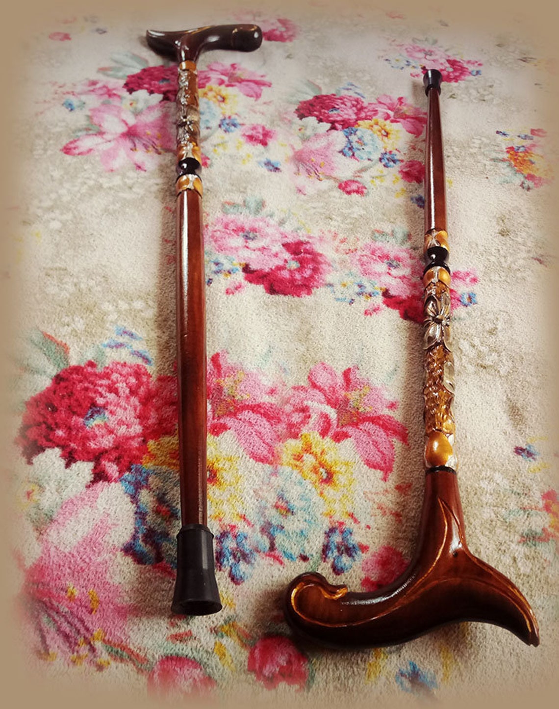Handmade Cane for Women Hand Carved Walking Cane Hiking Stick Custom ...