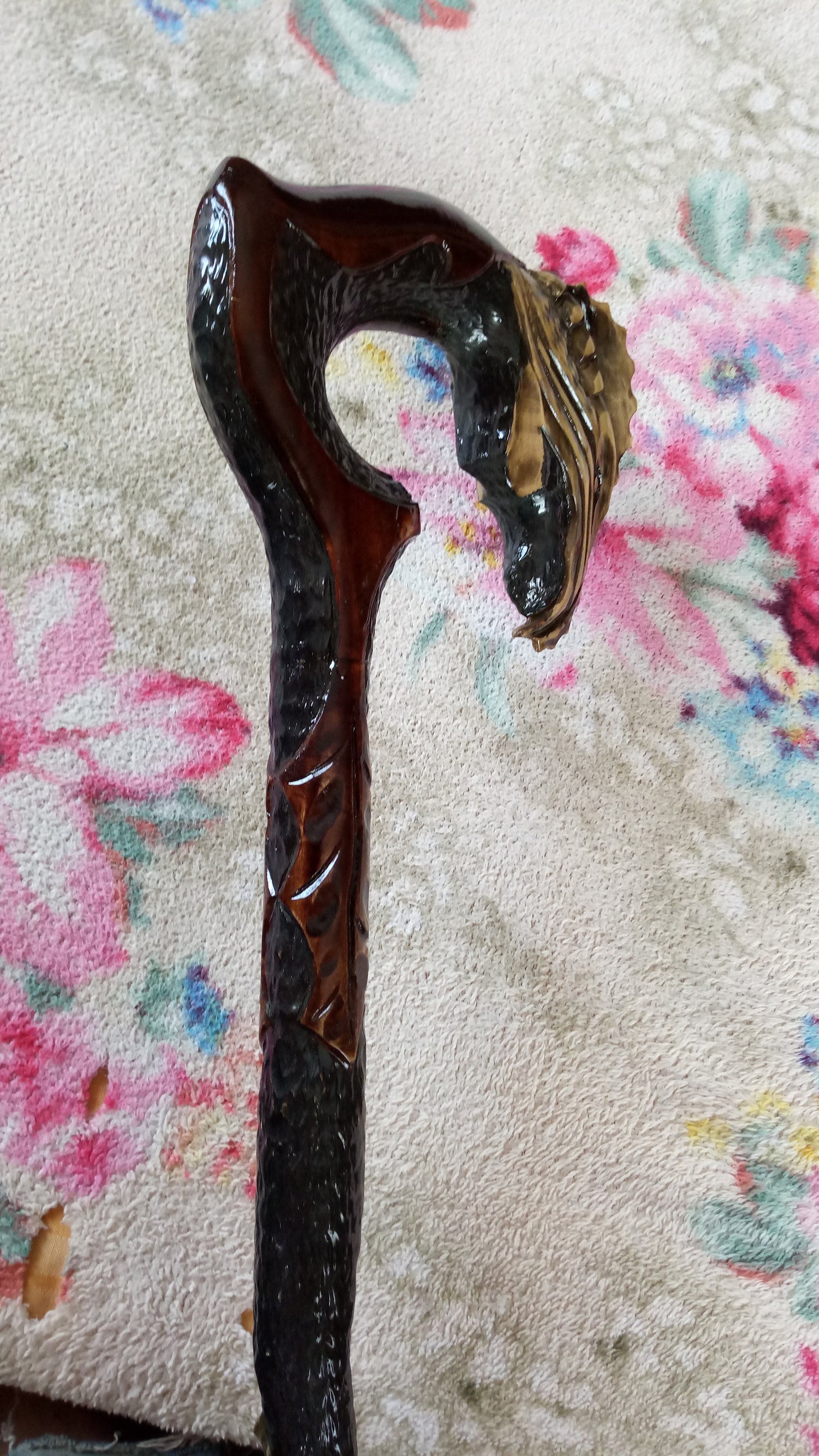 Walking Stick Dragon Custom Walking Cane Dragon Wooden Cane - Etsy
