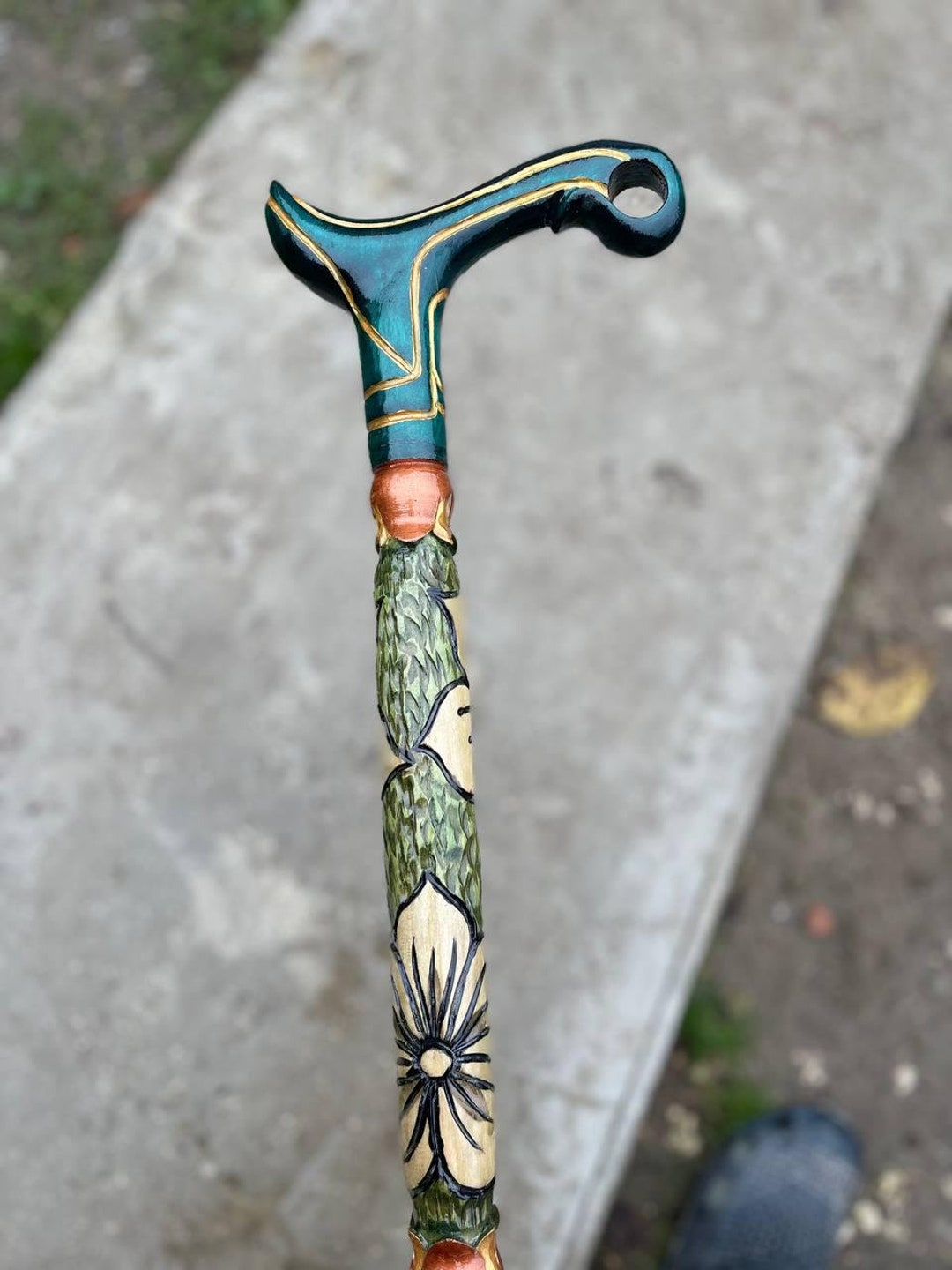 Walking Cane for Women. Walking Stick for Women. Hand Carved Walking ...