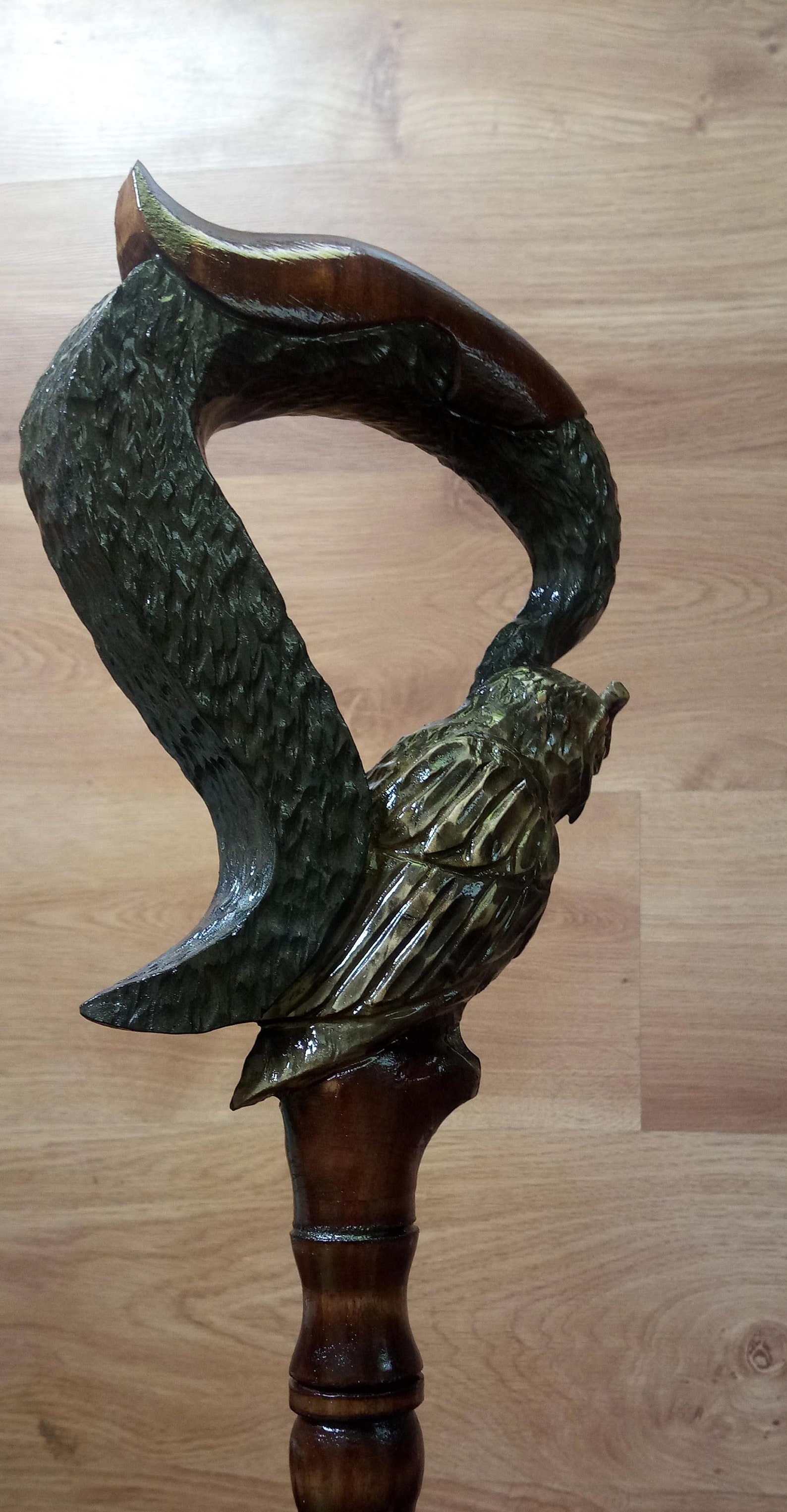 Raven Walking Cane Raven Black Walking Stick Owl Walking Cane - Etsy