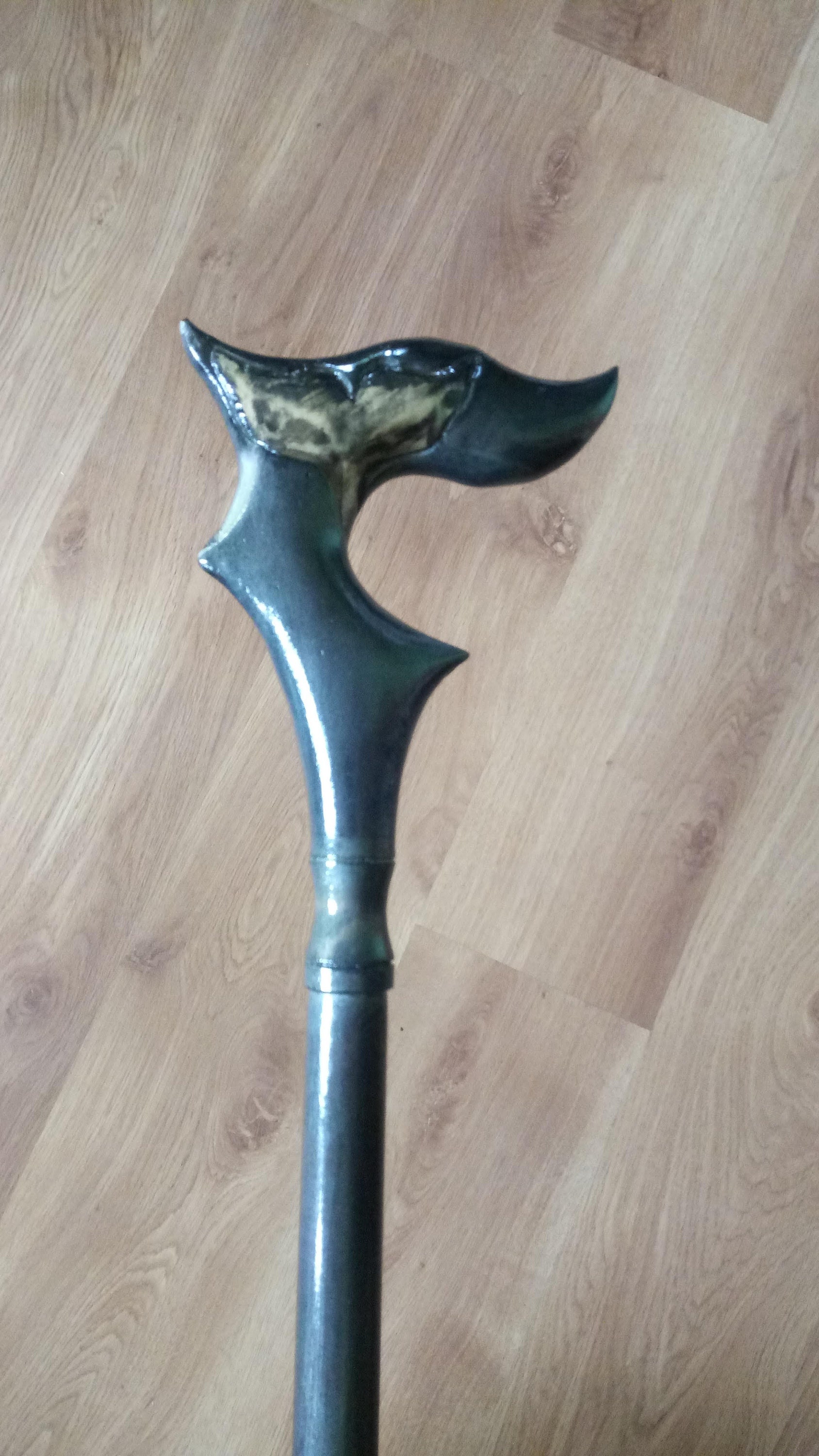 Walking Cane for Women and Man. Walking Stick Whale Tail Hand Carved ...