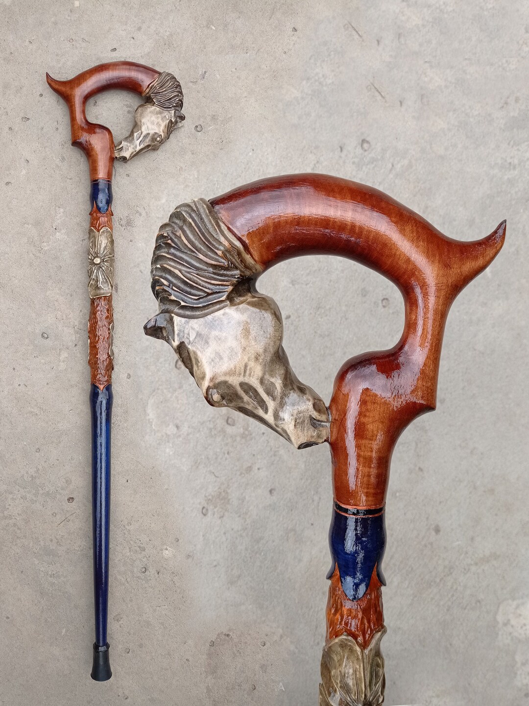 Hand Carved Walking Sticks Walking Sticks for Hiking Unique Walking ...