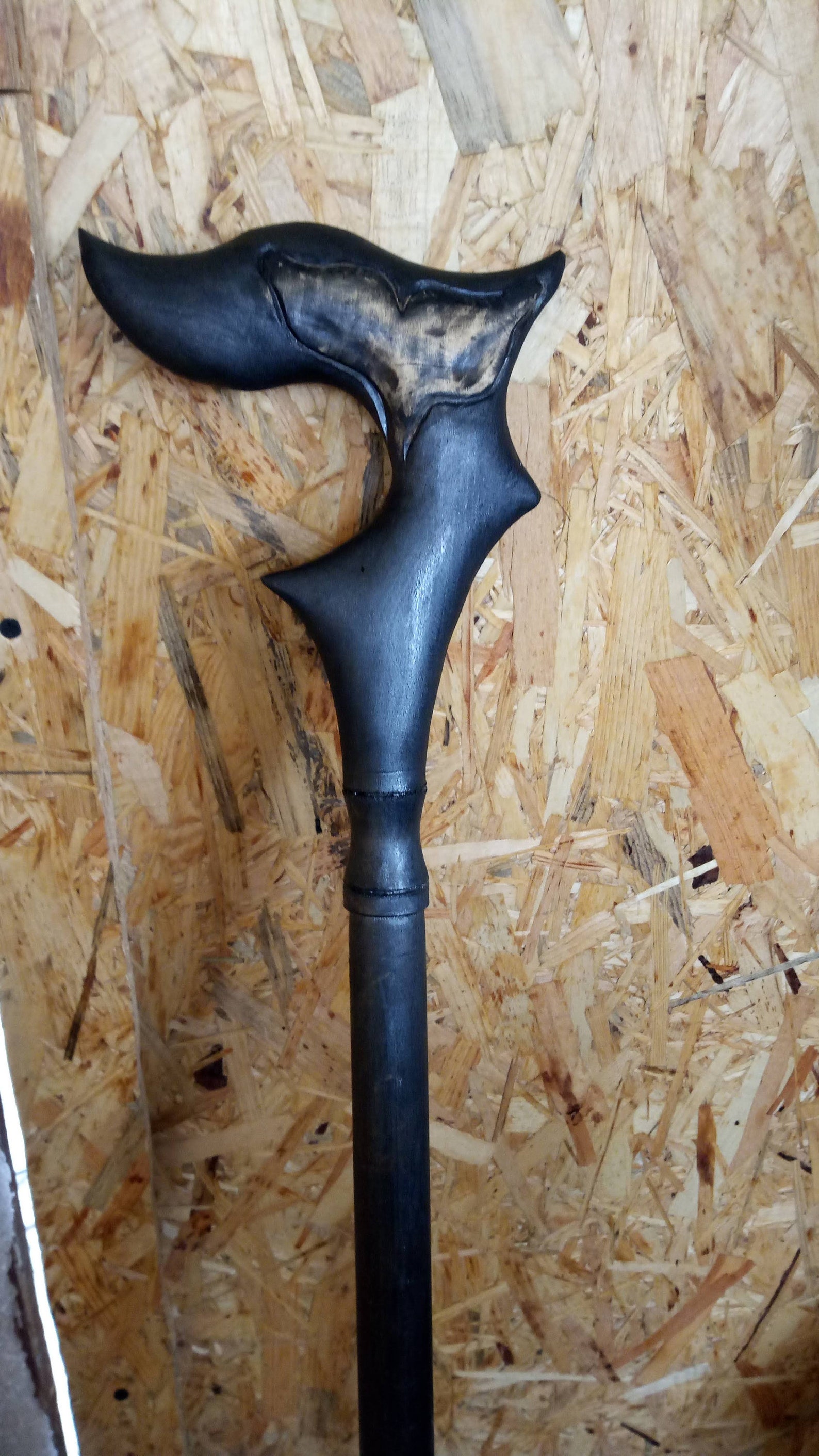 Walking Cane for Women and Man. Walking Stick Whale Tail Hand Carved ...