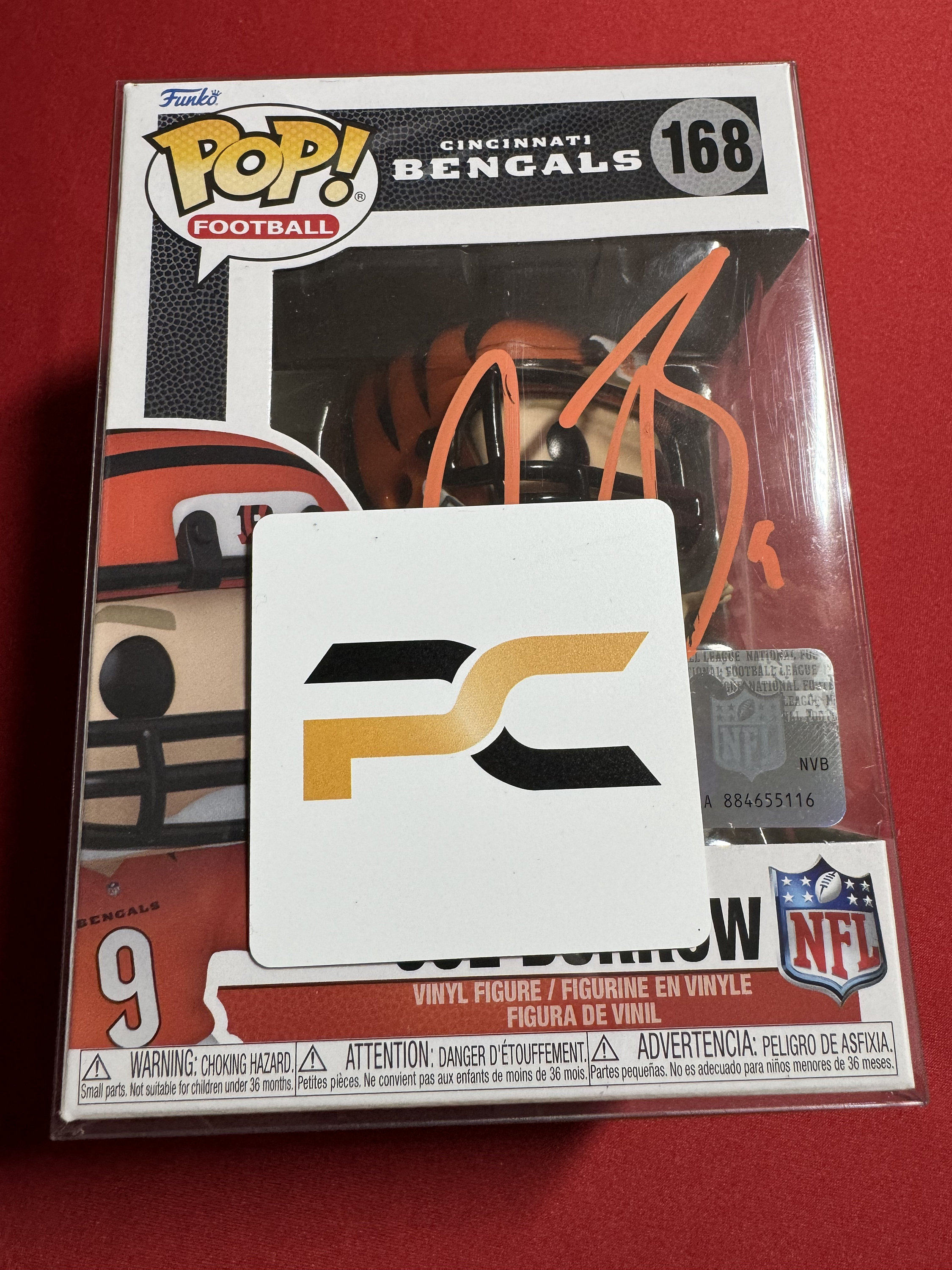 Joe Burrow Autographed Funko Pop Cincinnati Bengals - Etsy