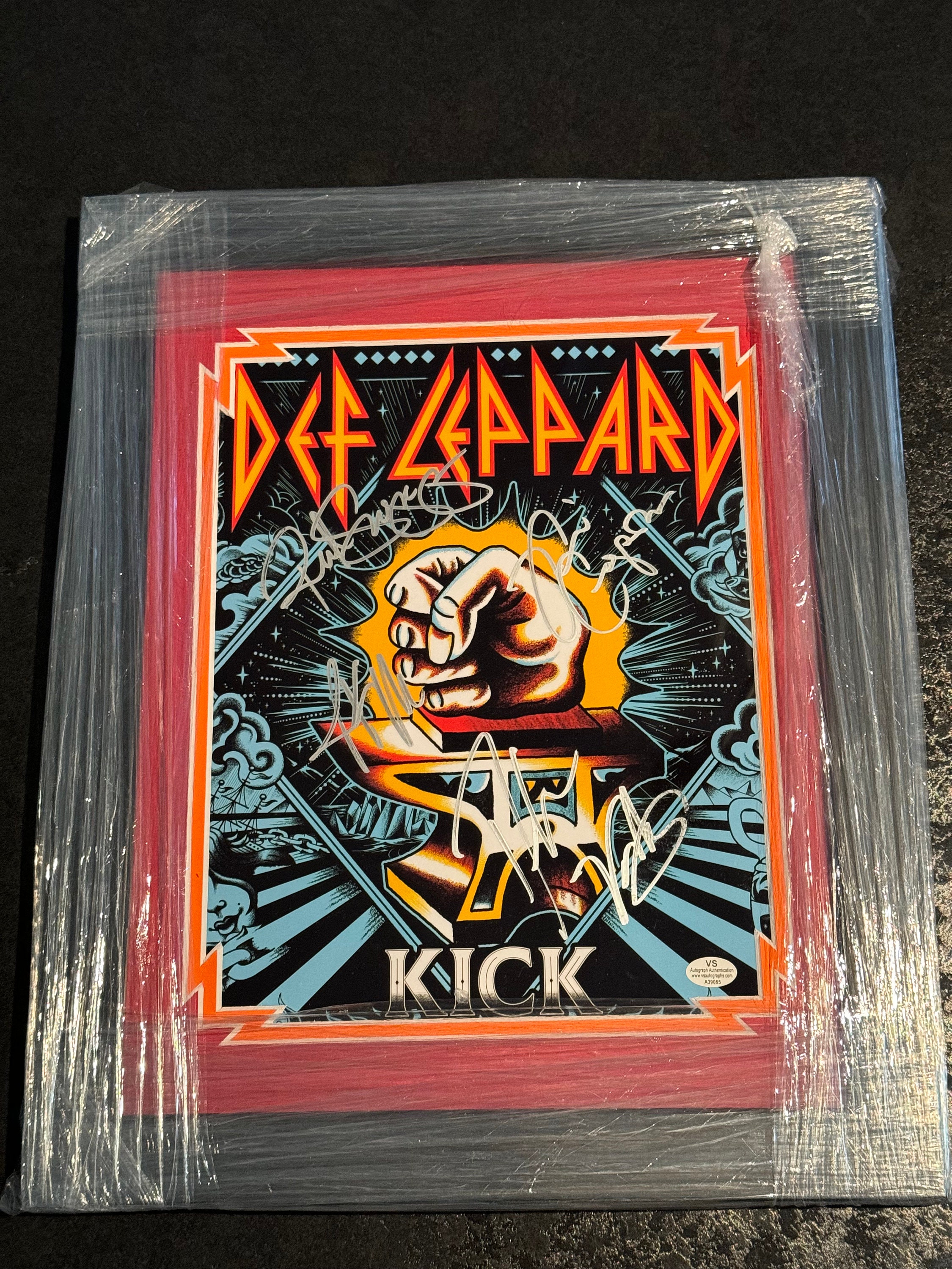 Def Leppard Signed 8x10 Photo professionally Framed Mint Condition - Etsy