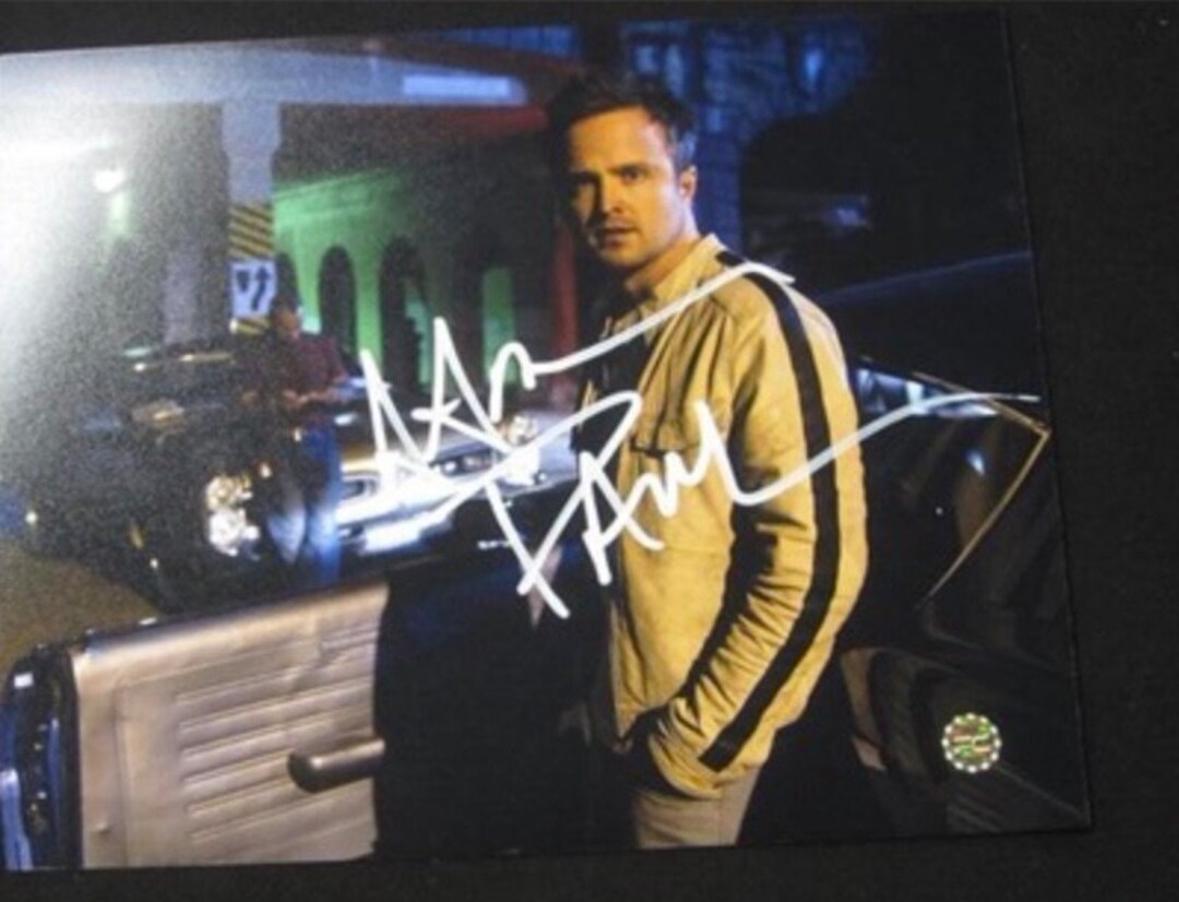 Aaron Paul Autographed 8x10 Photo Mint Condition - Etsy