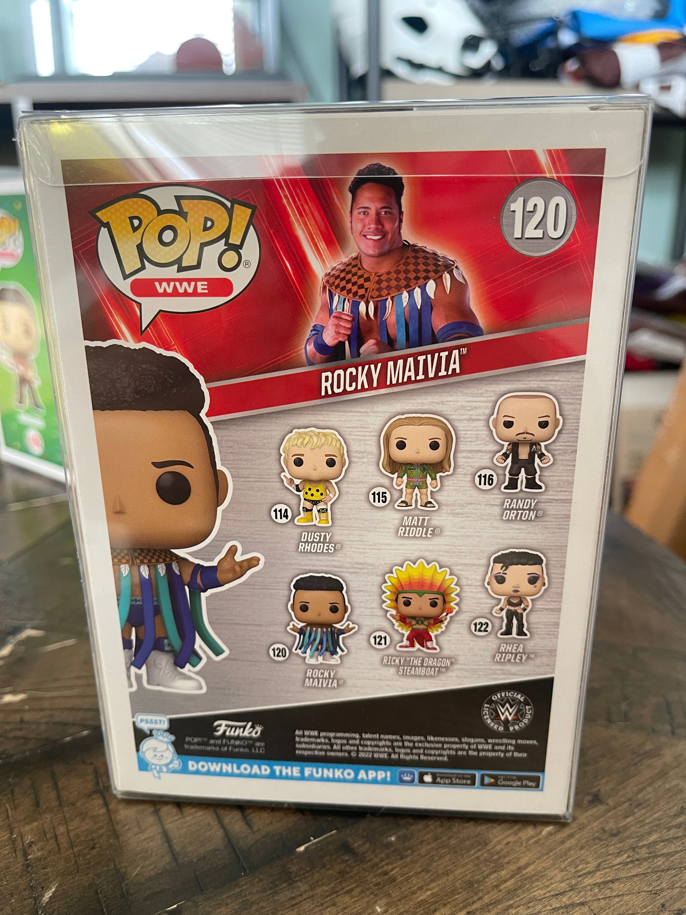 The Rock Funko Pop 120 Dwayne Johnson Signed the Rock Certified ...