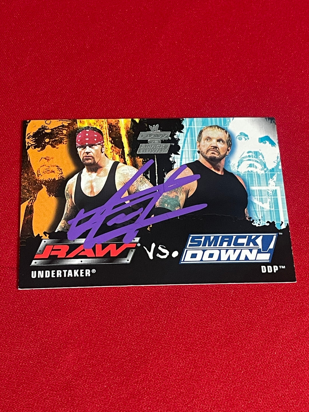 Undertaker Autographed WWE Fleer Trading Card - Etsy