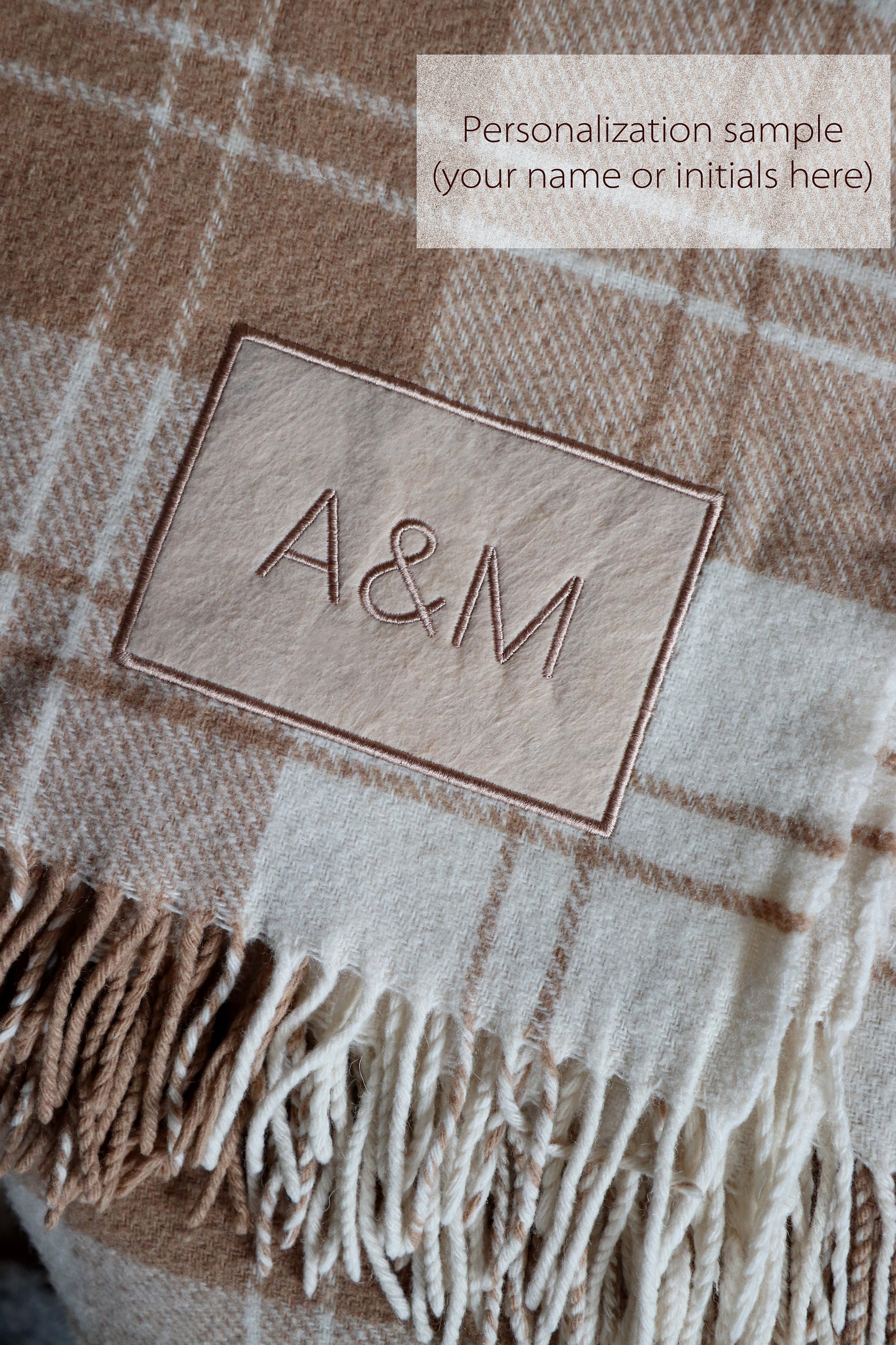 Personalized Throw Blanket Bamboo Blanket Woven Blanket - Etsy