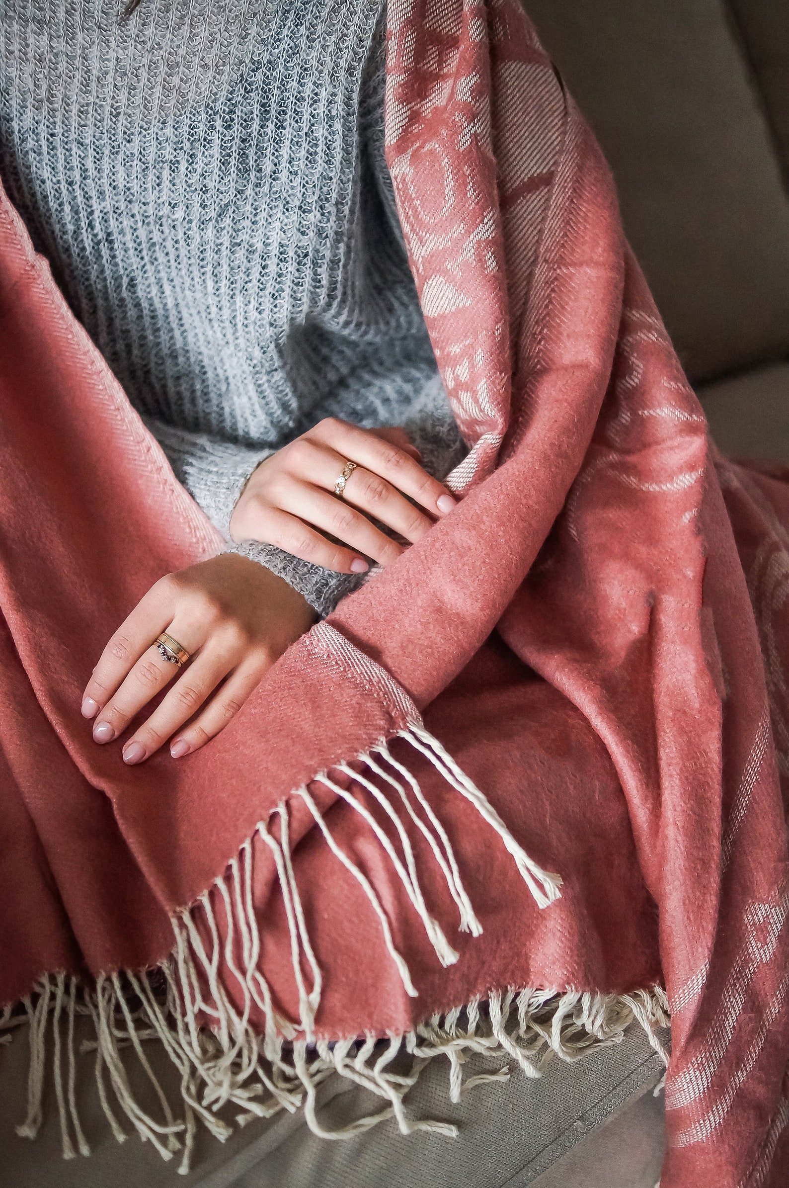 Personalized Throw Blanket, Bamboo Blanket, Woven Blanket, Beach ...