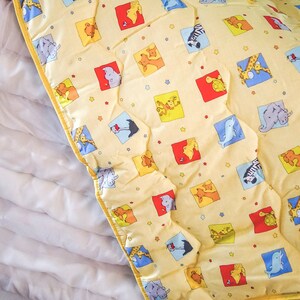 Yellow Quilt Baby Blanket, Wool Blanket Kids, Throw Blanket, Outdoor ...