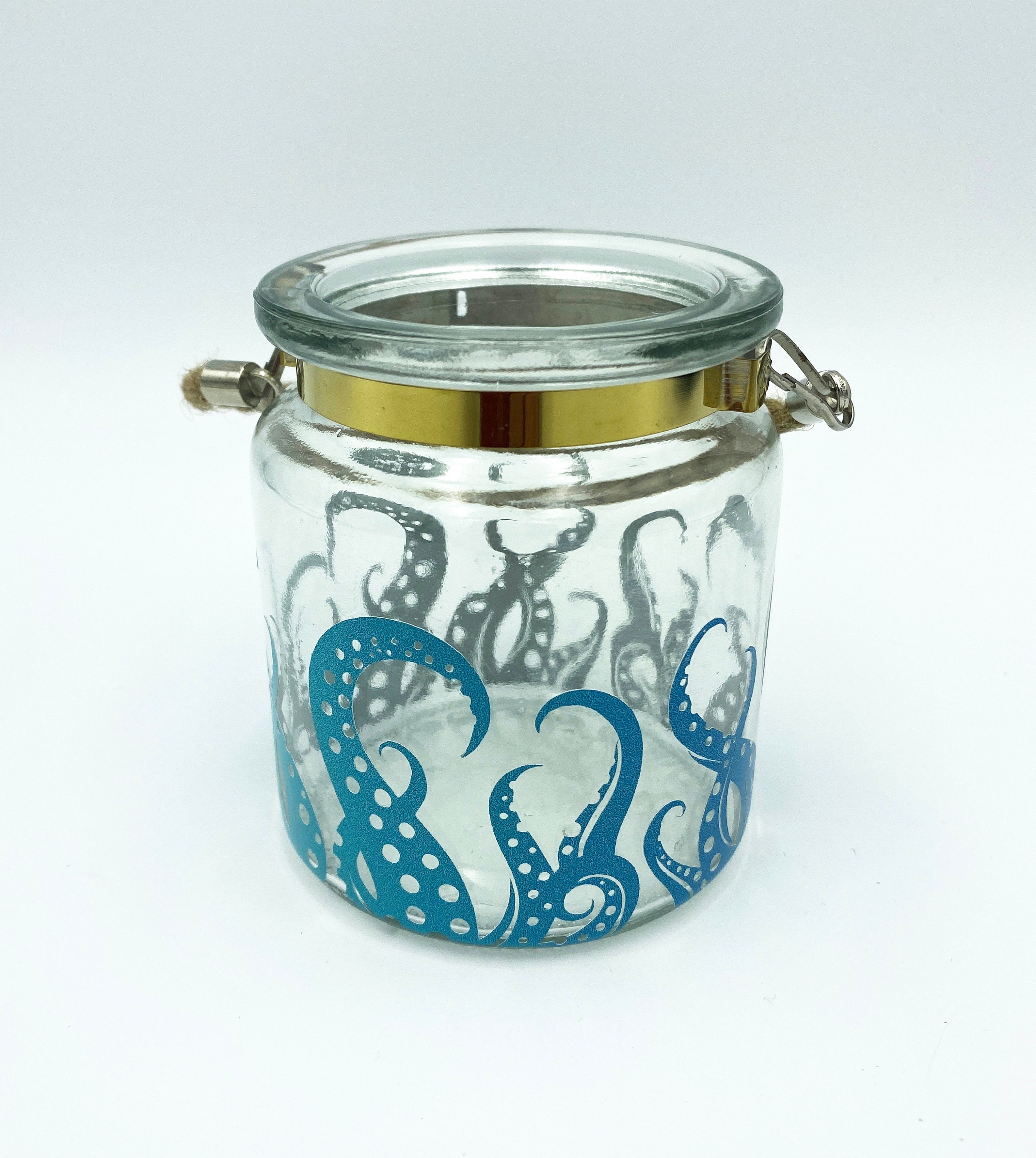 Octopus Tentacles Candle Holder Glass Lantern With Rope - Etsy