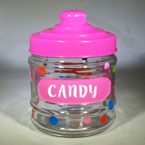 Personalized Candy Jar - Glass Candy Jar - Etsy