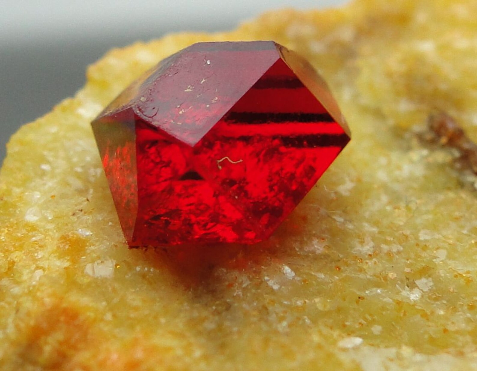 Amazing Nice Top Luster Deep RED ruby PRUSKITE | Etsy