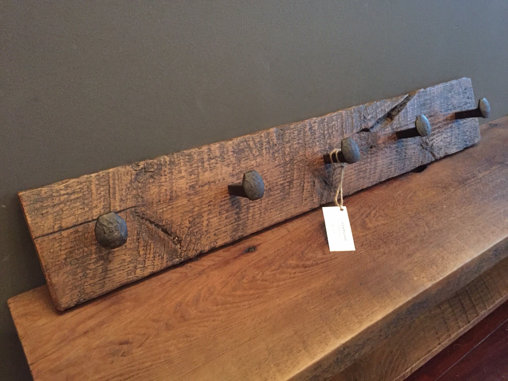 Hand-crafted Reclaimed Wall-mounted Railroad Spike Coat Rack - Etsy Canada