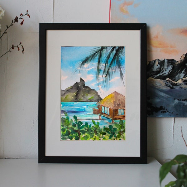 Bora bora draw - Etsy.de