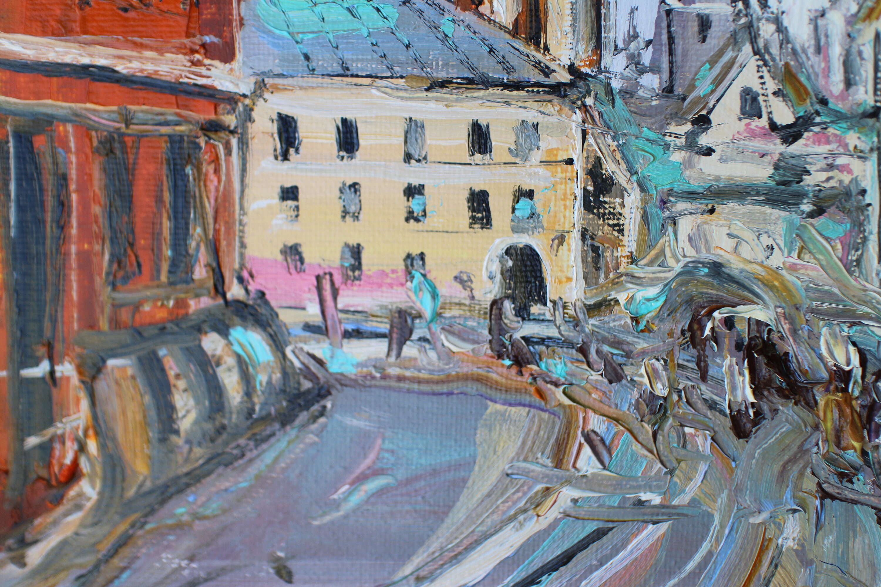 Lviv Oil Painting Original Framed Lvov Lwów Cityscape Painting - Etsy