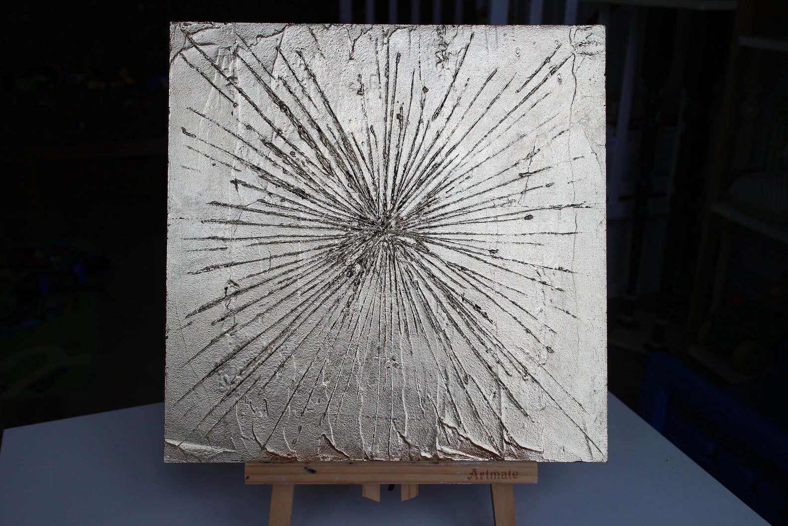 Set Gold Leaf Art Abstract Painting Large Diptych Abstract - Etsy