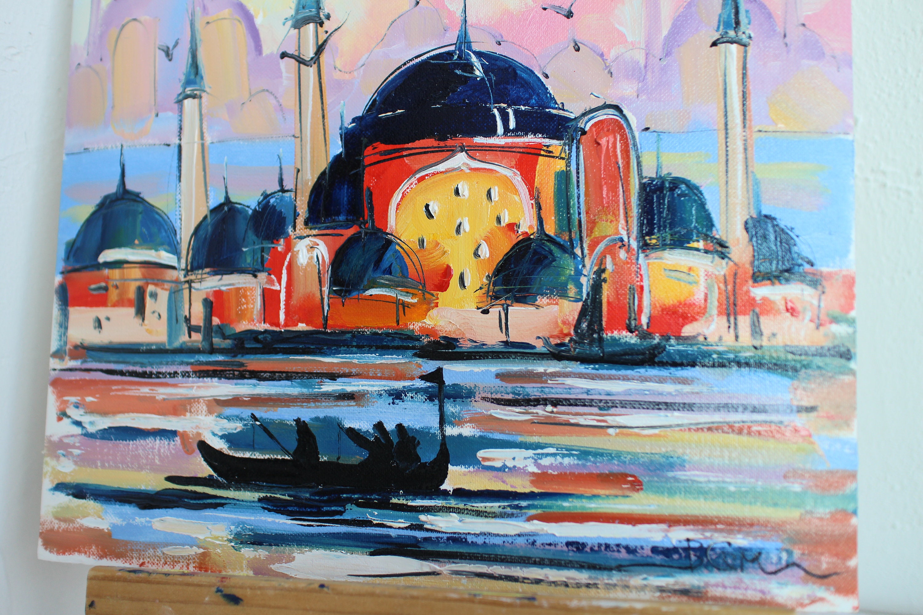 Istanbul Oil Painting Original Framed Turkish Painting Framed - Etsy UK