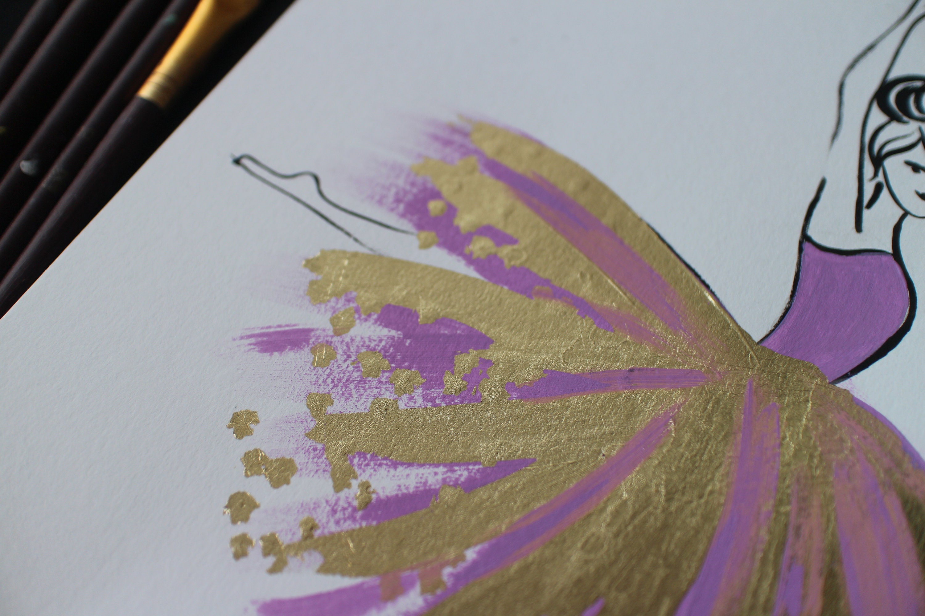 Ballerina Princess Girls Room Decor Painting Framed Ballet - Etsy