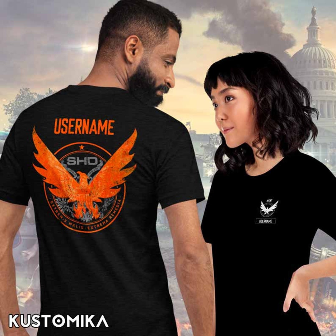 Division 2 SHD Agent Personalized Tshirt - Etsy