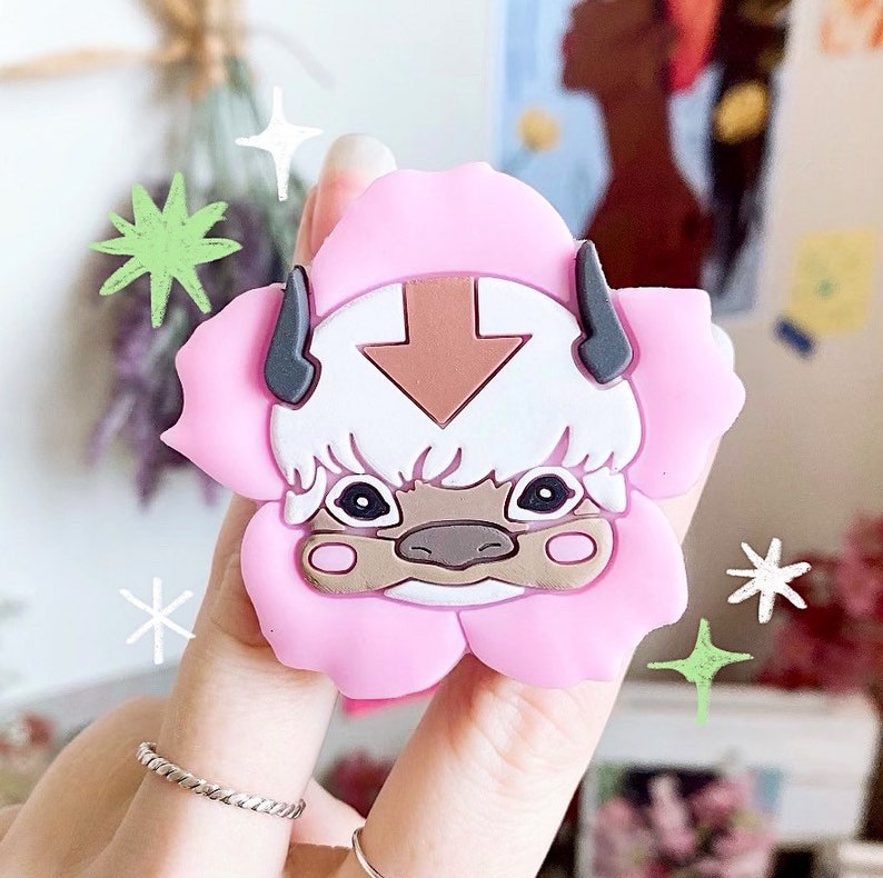 Appa Phone Poppy Avatar the Last Airbender Phone Grip - Etsy