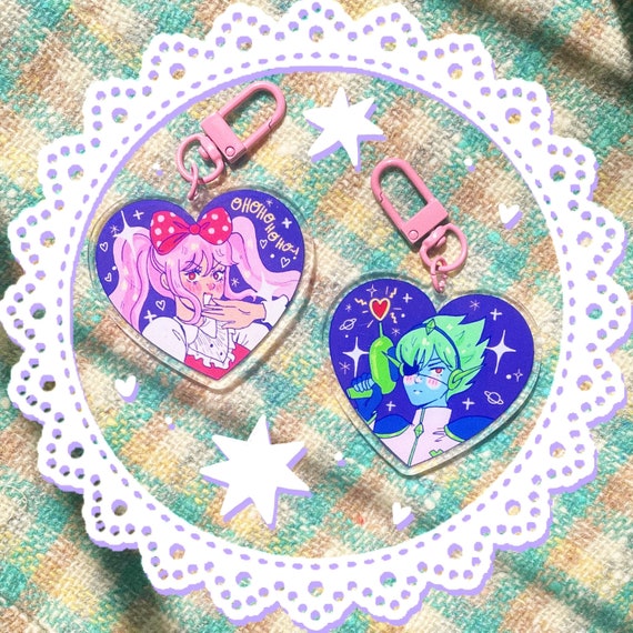 World's End Valentine Double Sided OMORI Keychain - Etsy