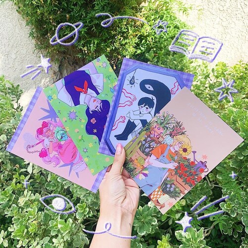 OMORI Mini Prints Basil Mari Sunny Headspace Sweetheart Space - Etsy UK