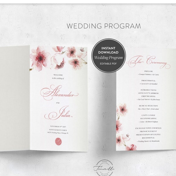 Folded Program - Etsy