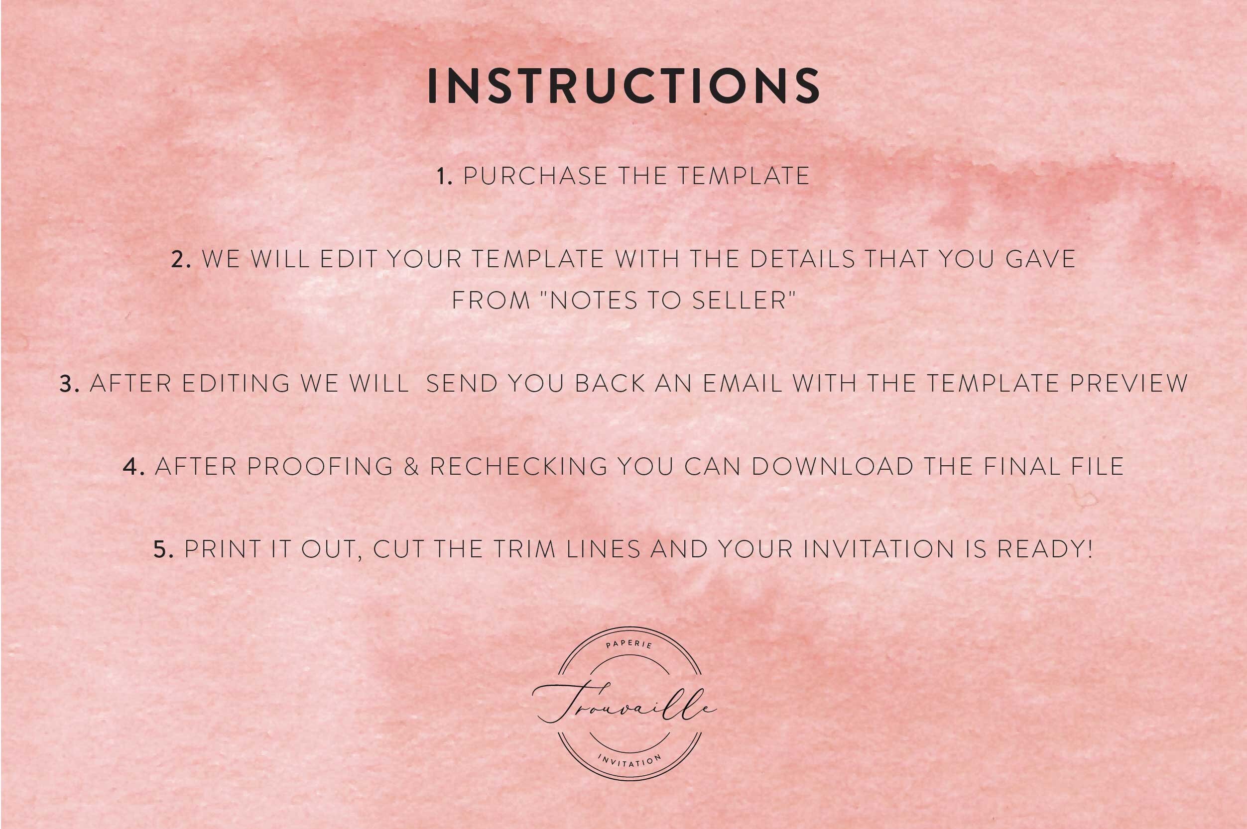 Blue Sparkles Watercolor Printable Customized Template Wedding - Etsy