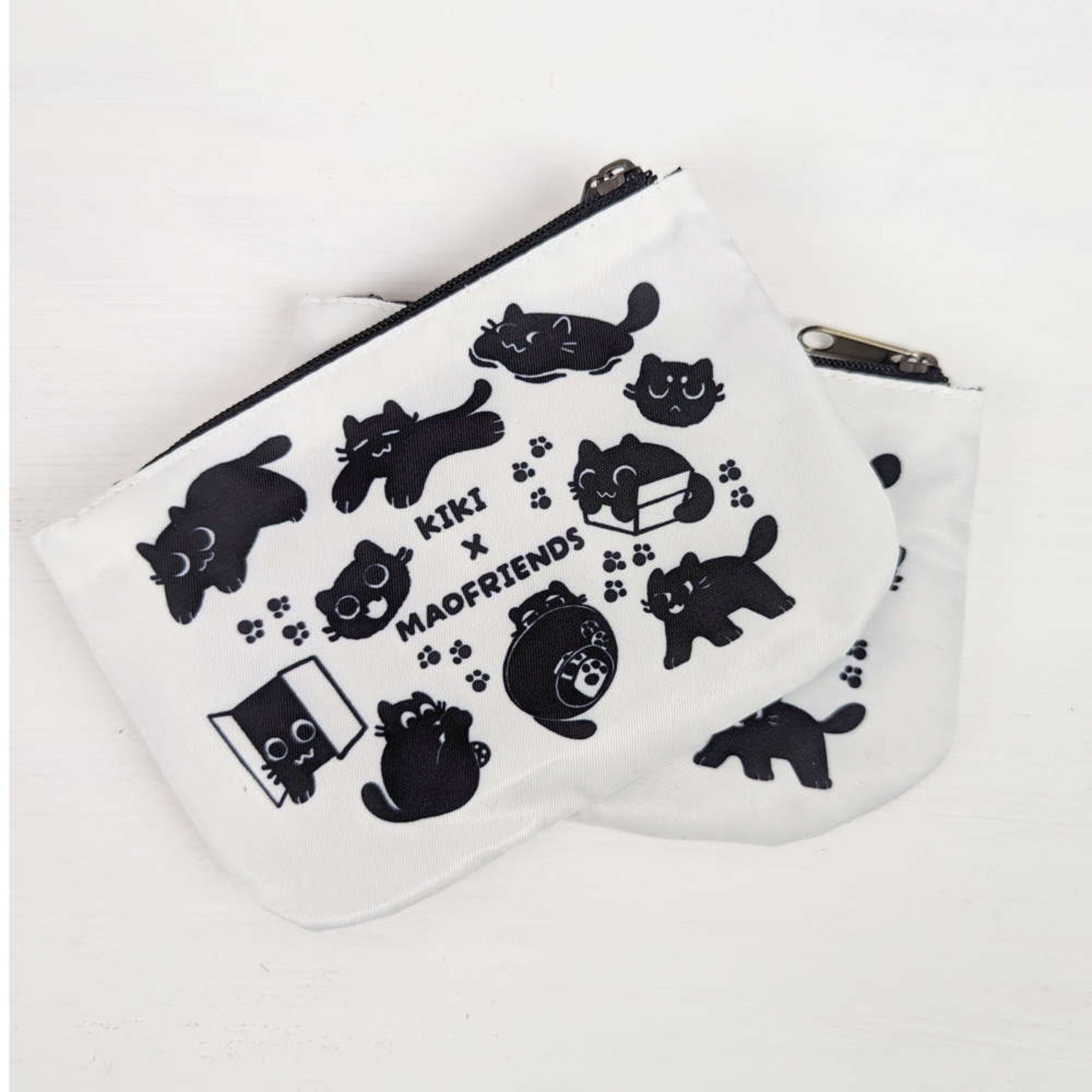 Cat Coin Purse Black Cat Kiki Maofriends Cute Zipper Pouch Travel Small ...