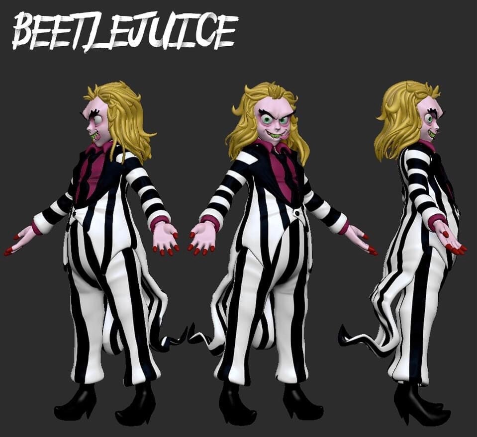Beetlejuice Beetlejuice Beetle.... and Lydia Resin Model Kits - Etsy