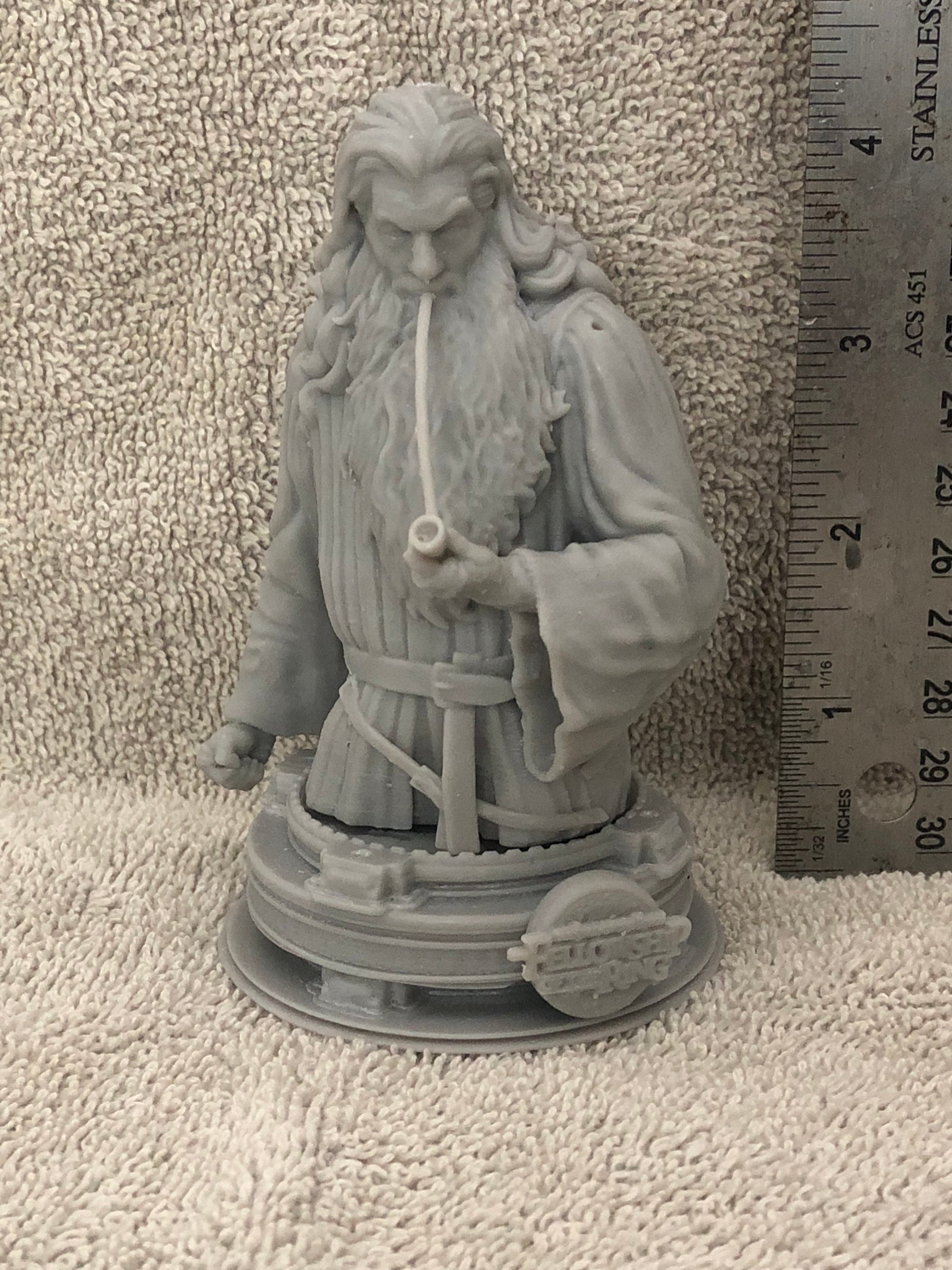 The Grey Wizard 1/10 Scale Resin Model Bust - Etsy