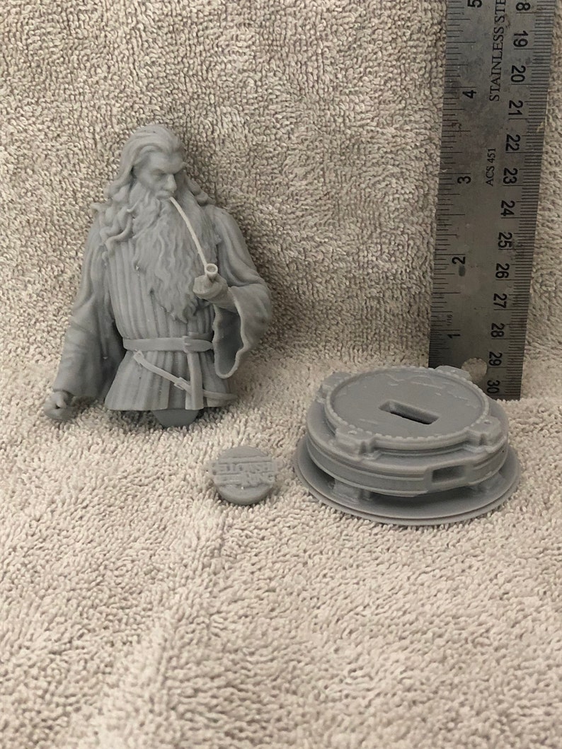 The Grey Wizard 1/10 Scale Resin Model Bust - Etsy