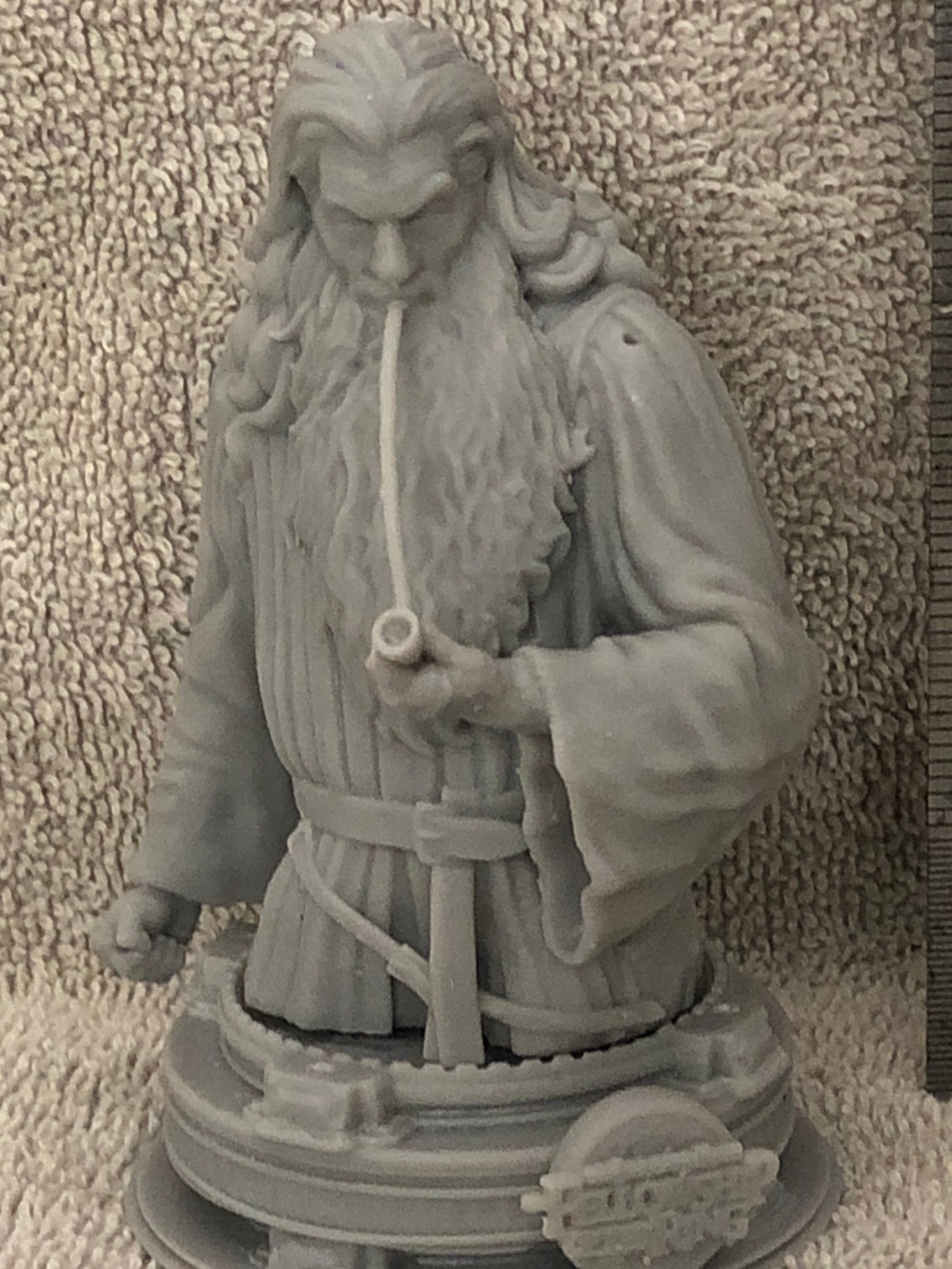 The Grey Wizard 1/10 Scale Resin Model Bust - Etsy