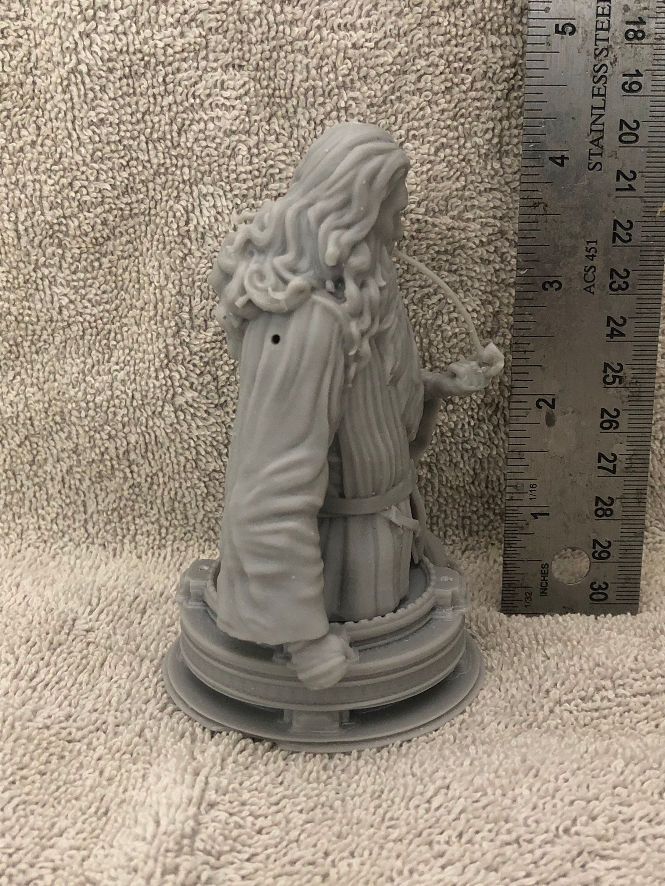 The Grey Wizard 1/10 Scale Resin Model Bust - Etsy