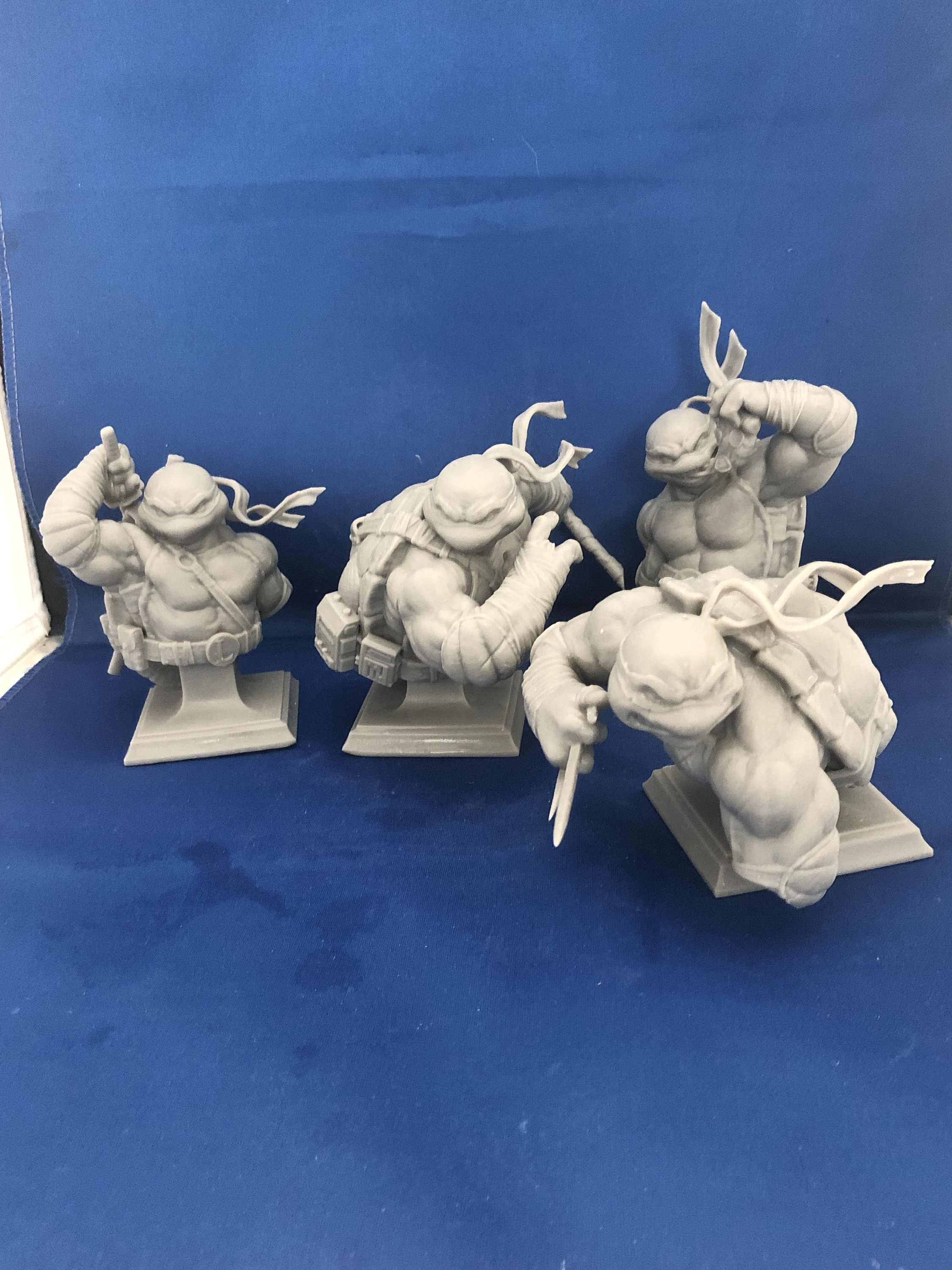 Teenage Mutant Turtles Resin Model Busts set of 4 - Etsy