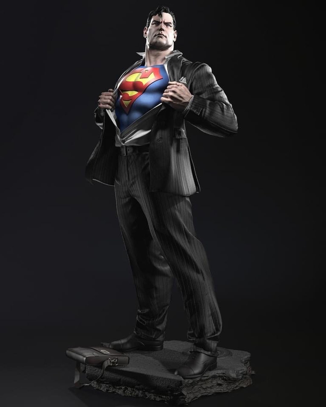 Clark Kent alex Ross Inspired 1/6 Scale Resin Model Kit - Etsy