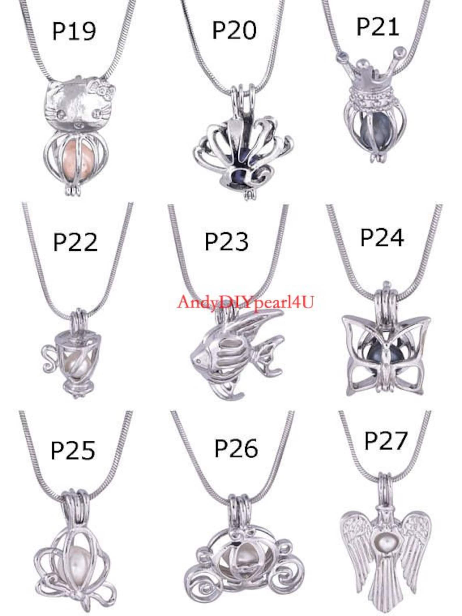 1PCS Cage Pendant,locket Charms,pearl Cage,locket Cage Pendants for ...