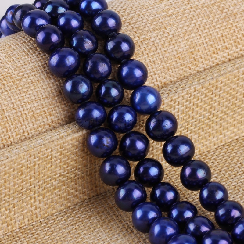Royal Blue Pearls - Etsy