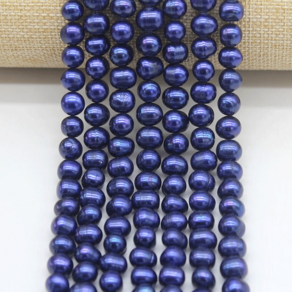 Royal Blue Pearls - Etsy