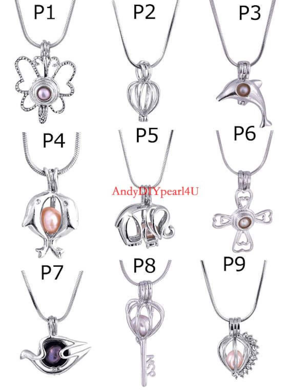 1PCS Cage Pendant,locket Charms,pearl Cage,locket Cage Pendants for ...