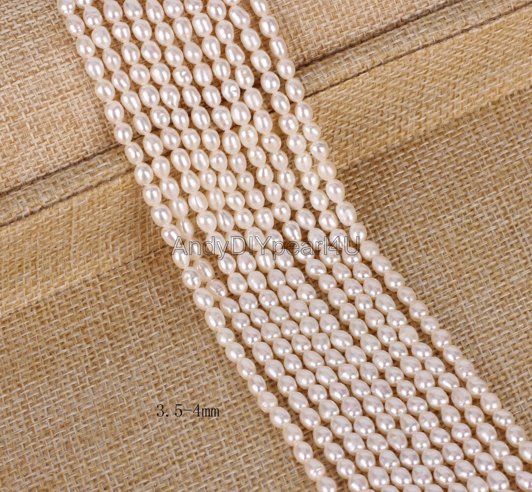 3.5-4mm Natural White Seed Pearls,loose Tiny Pearls Supplies,wholesale ...