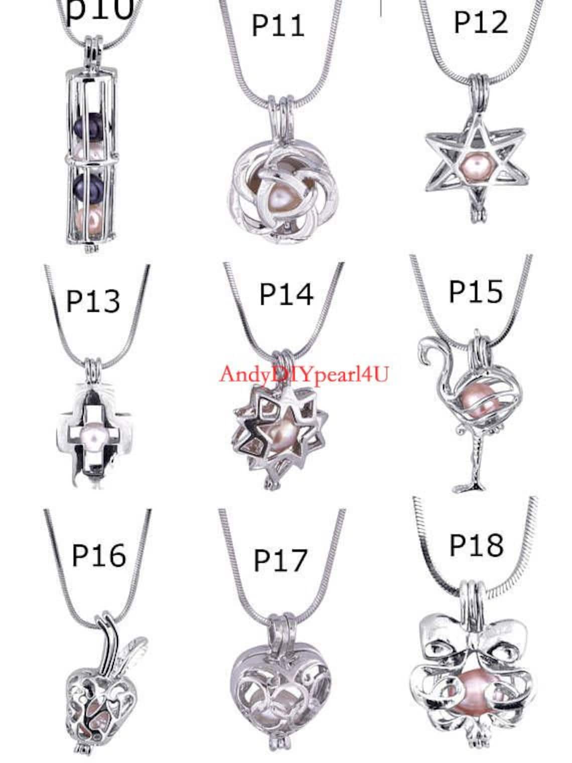 1PCS Cage Pendant,locket Charms,pearl Cage,locket Cage Pendants for ...