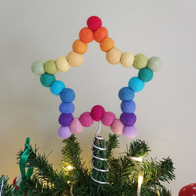 Pride Xmas Tree Topper - Etsy