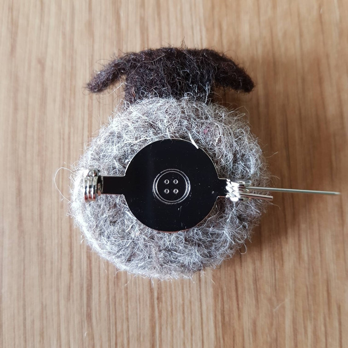 Needle Felted Suffolk Sheep Brooch Handmade in Natural Suffolk and ...