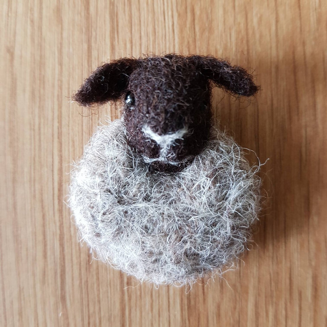 Needle Felted Suffolk Sheep Brooch Handmade in Natural Suffolk - Etsy