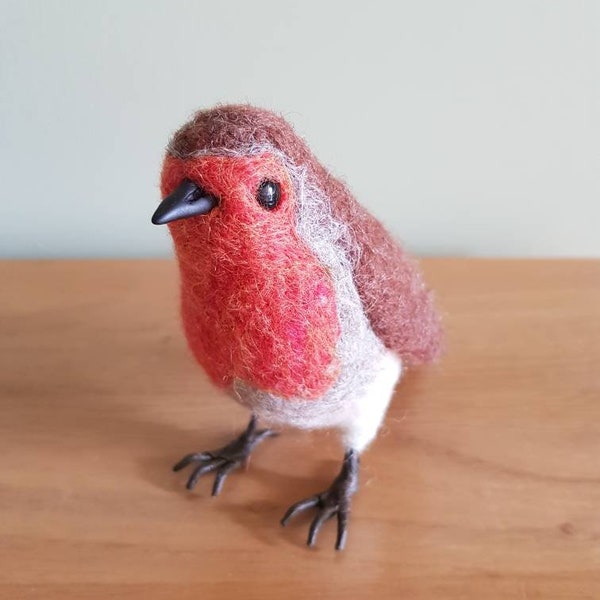 Needle Felted Robin - Etsy