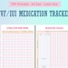 Ivf Iui Medication Tracker Printable Template, IVF Iui Organization ...